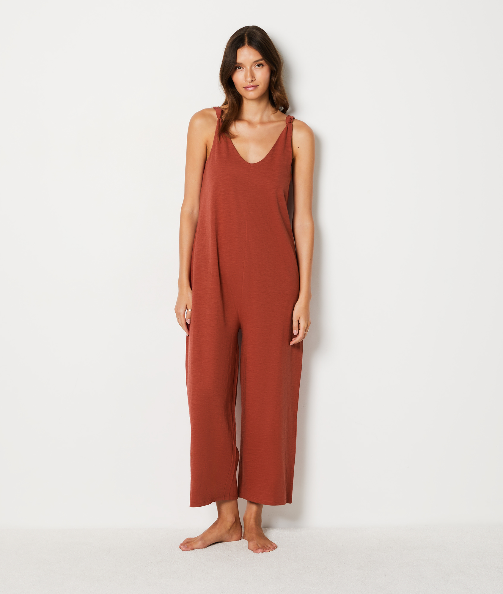 Mono de algodón RICHELLE TERRACOTTA - ETAM