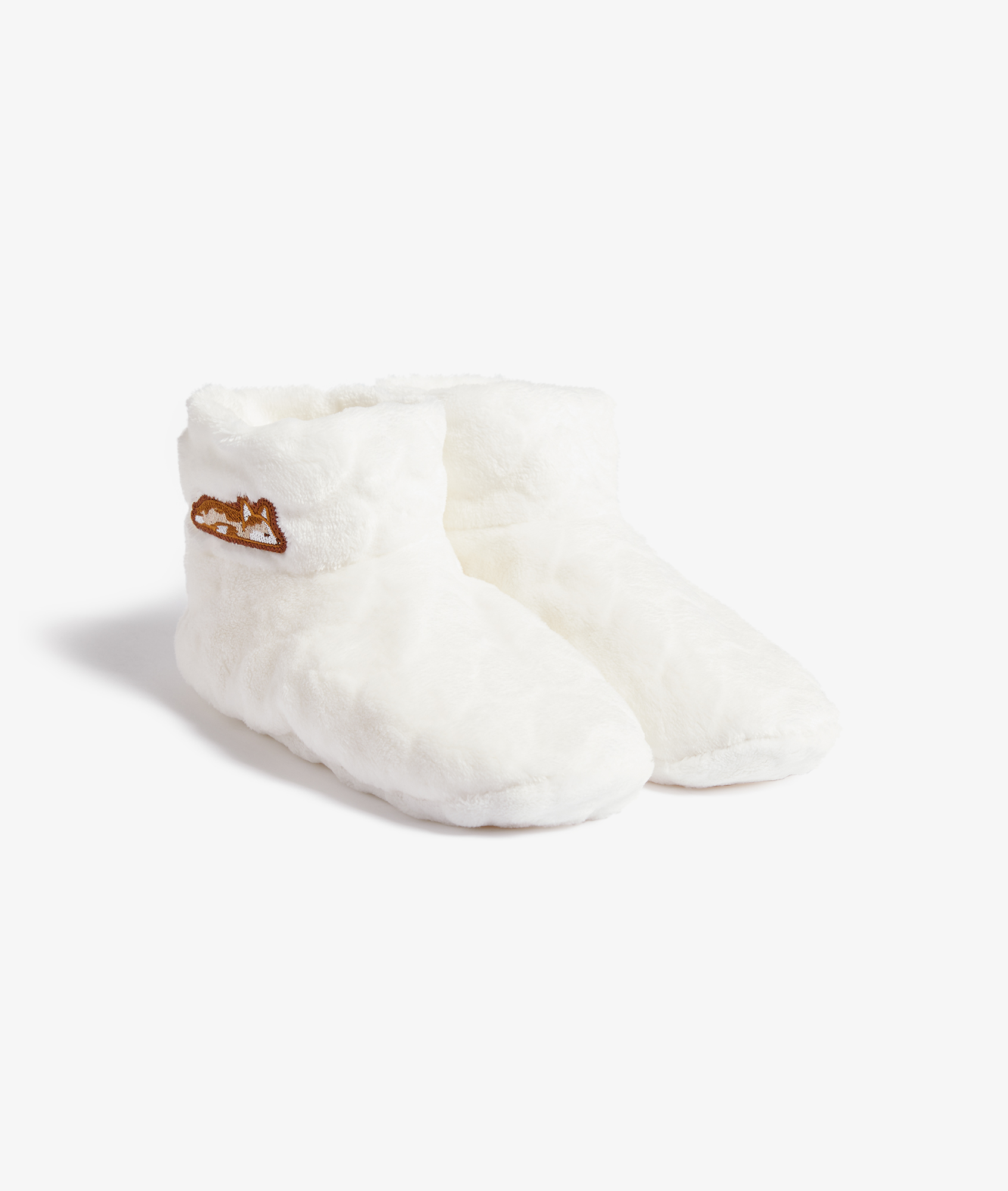 Pantuflas de peluche Corgi GORMA ECRU - ETAM