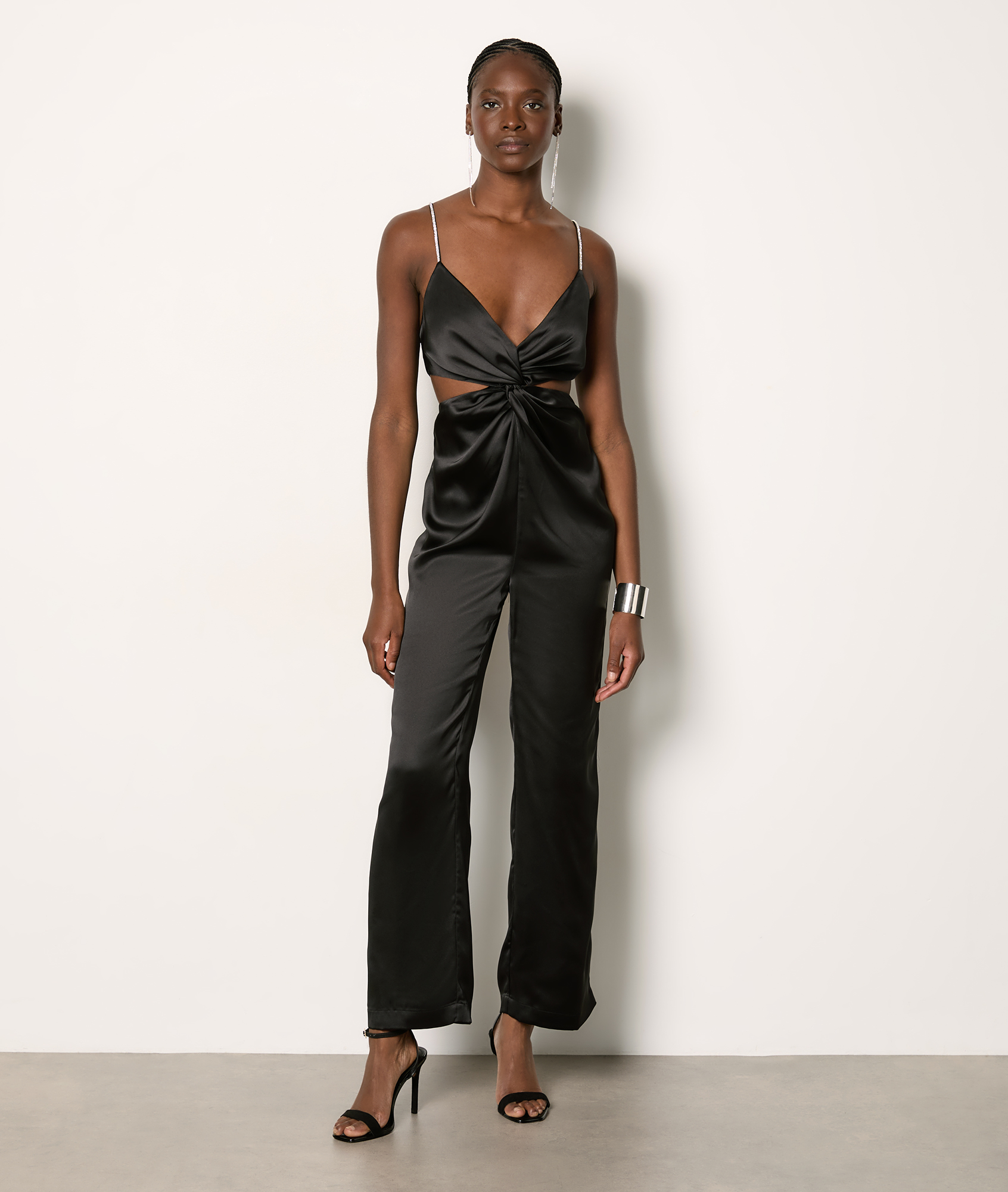 Mono calado con tiras de strass NOA NOIR - ETAM